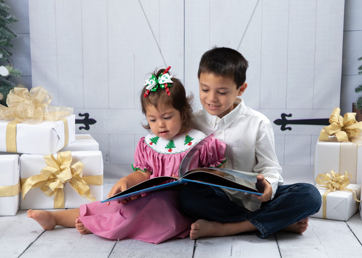 Farmhouse Christmas Template | Spoiled Rotten Photography