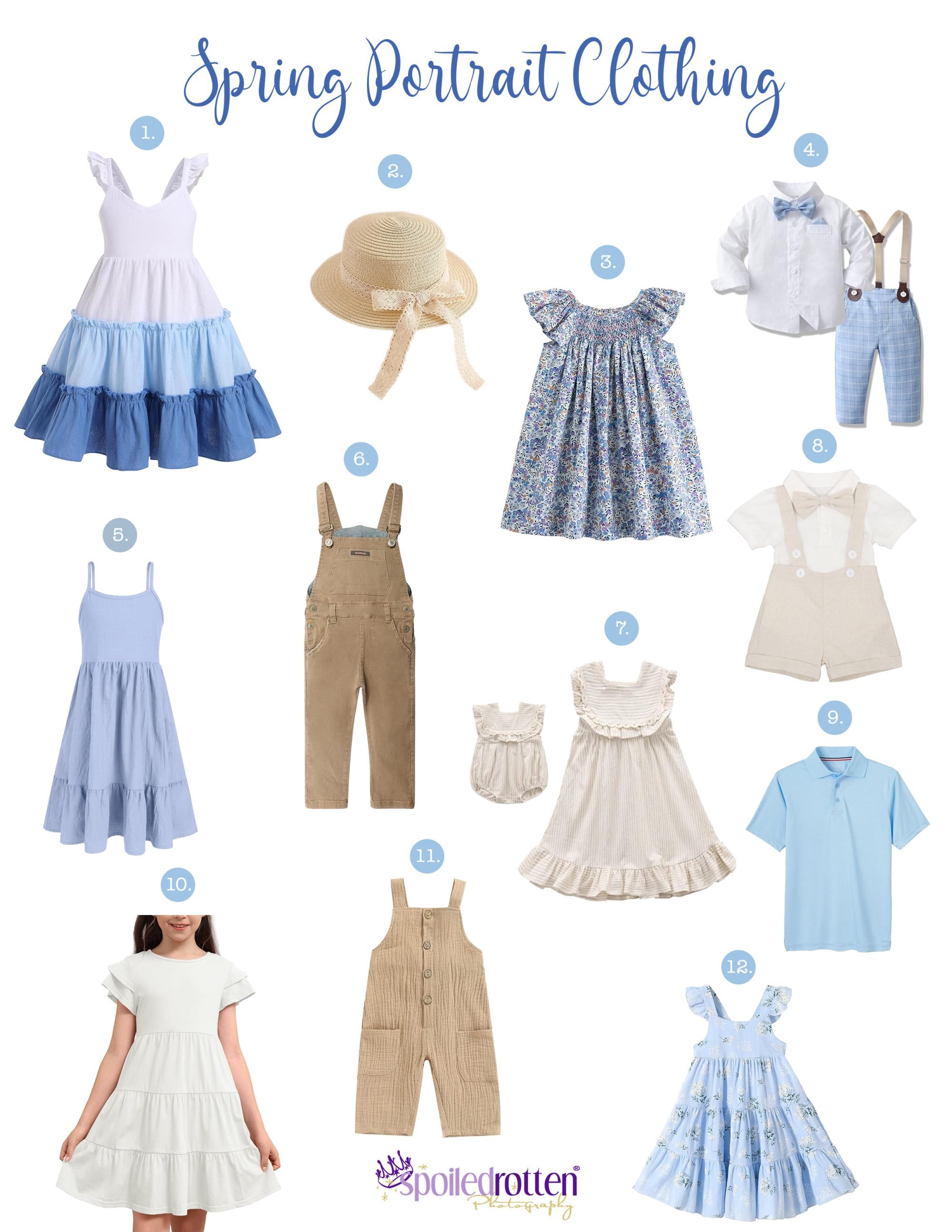 Spring Dreamy Meadow Portrait Clothing | Spoiled Rotten Photography